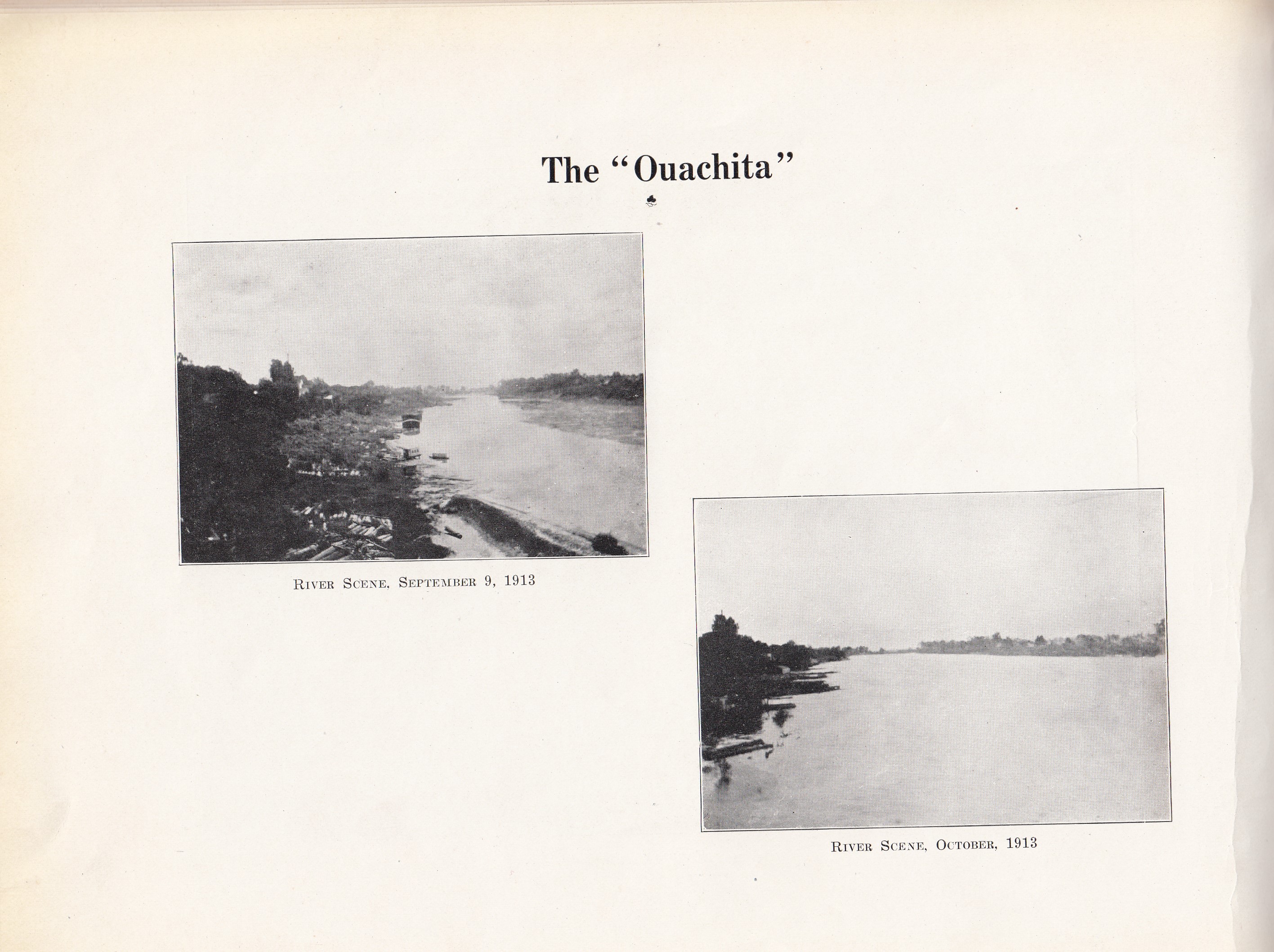 The Ouachita River in 1913 – Ouachita Parish History Tidbits