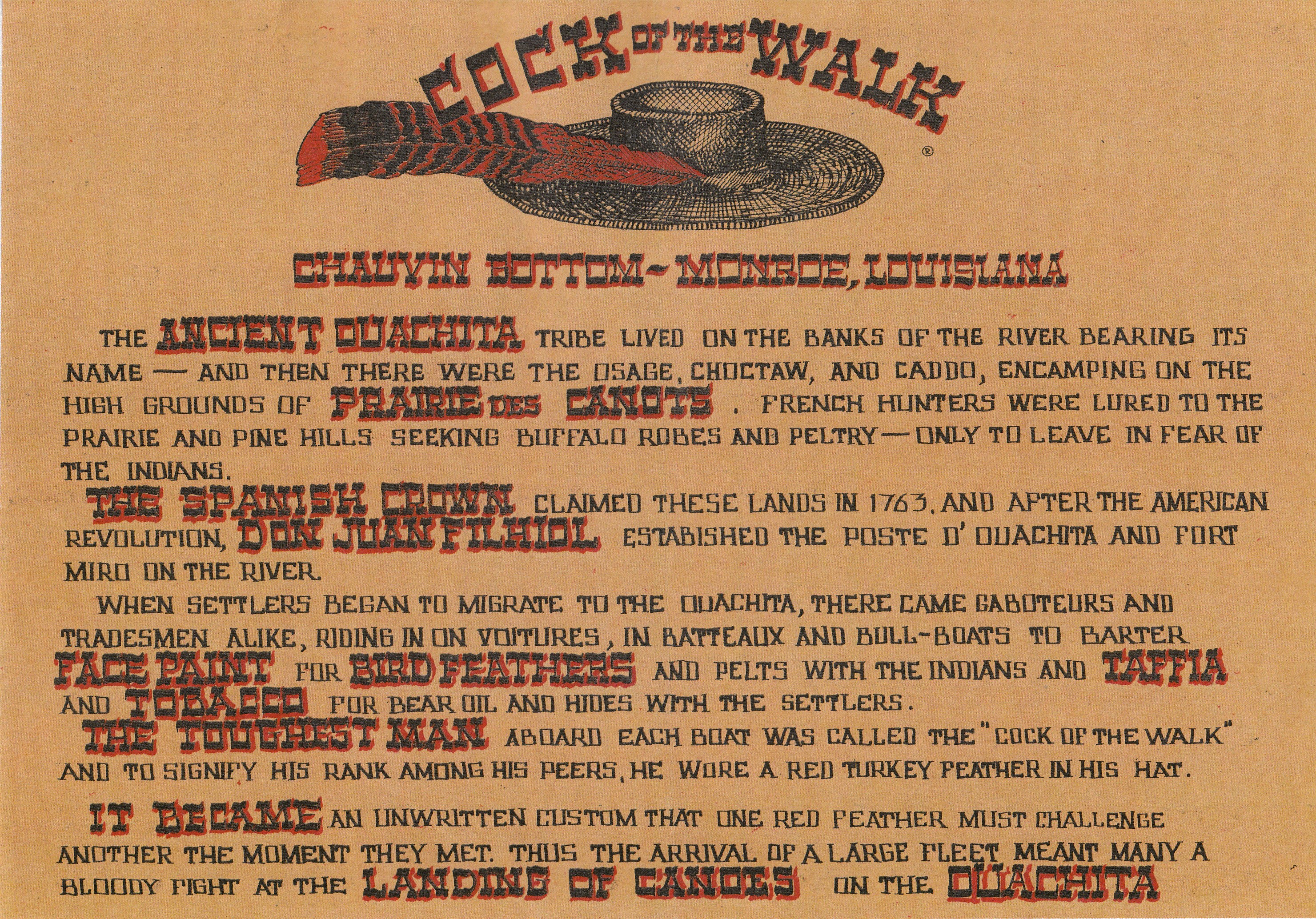 Cock of the Walk Restaurant – Ouachita Parish History Tidbits