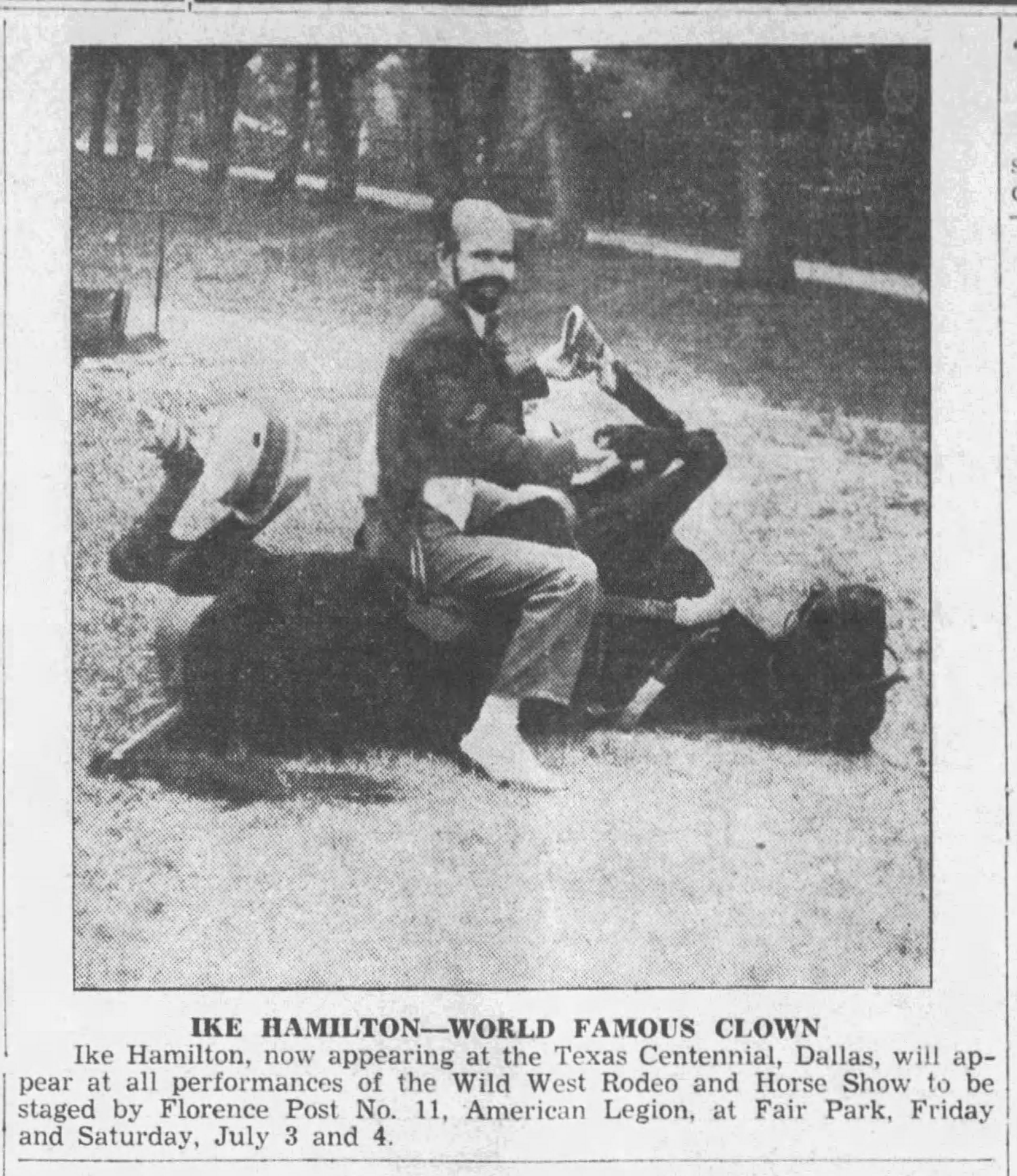 Ike Hamilton: Rodeo Clown – Ouachita Parish History Tidbits