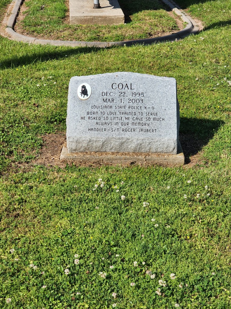 A Grave For a K-9 Officer – Ouachita Parish History Tidbits