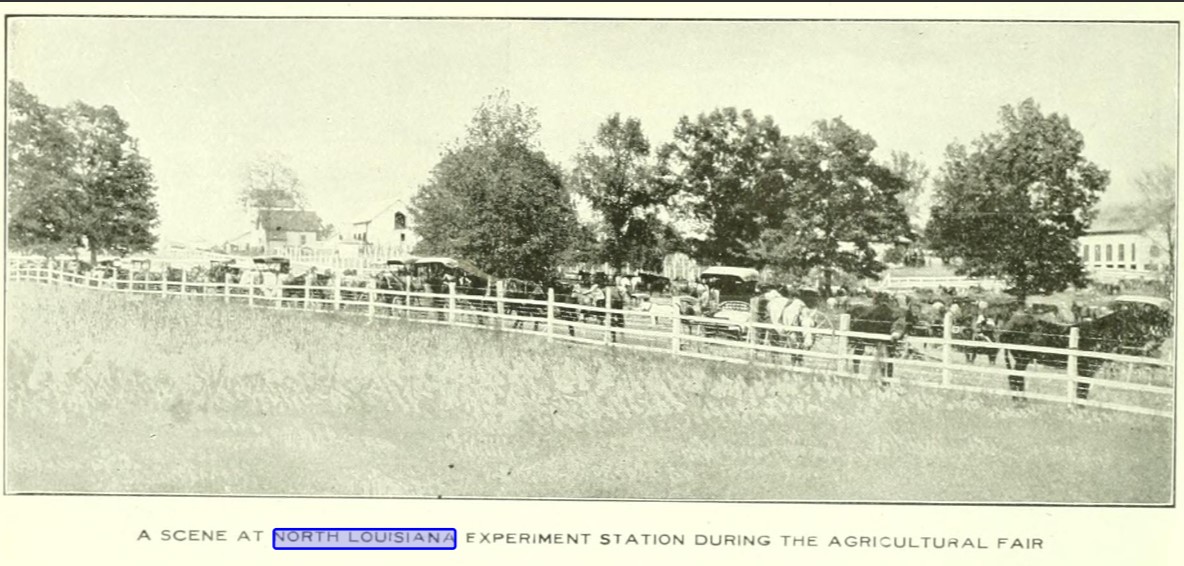 Calhoun Experimental Station, circa 1900 – Ouachita Parish History Tidbits