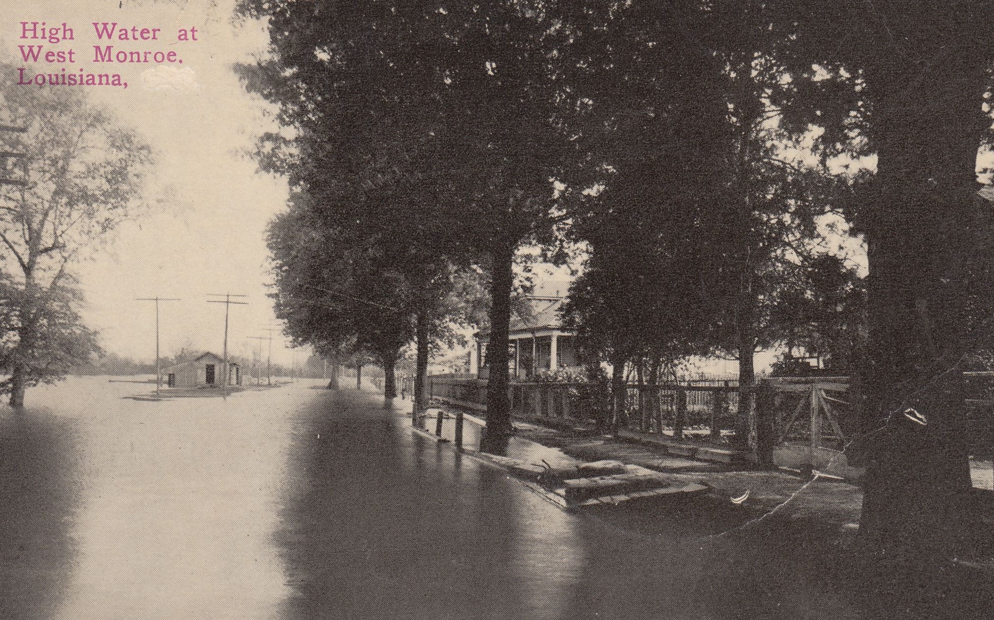 Flooding in West Monroe – Ouachita Parish History Tidbits