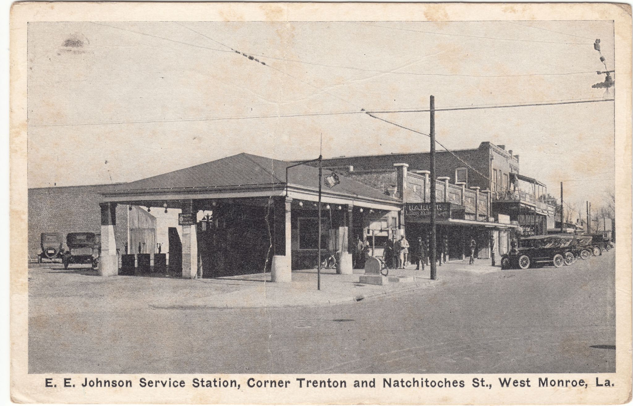 The E.E. Johnson Service Station – Ouachita Parish History Tidbits